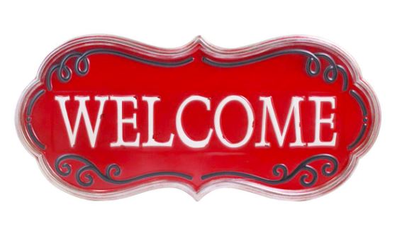 Metal Welcome Sign – Willow Home
